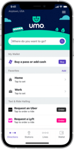 Umo App: A Full-Service Mobility App for Transit Agencies & Rider