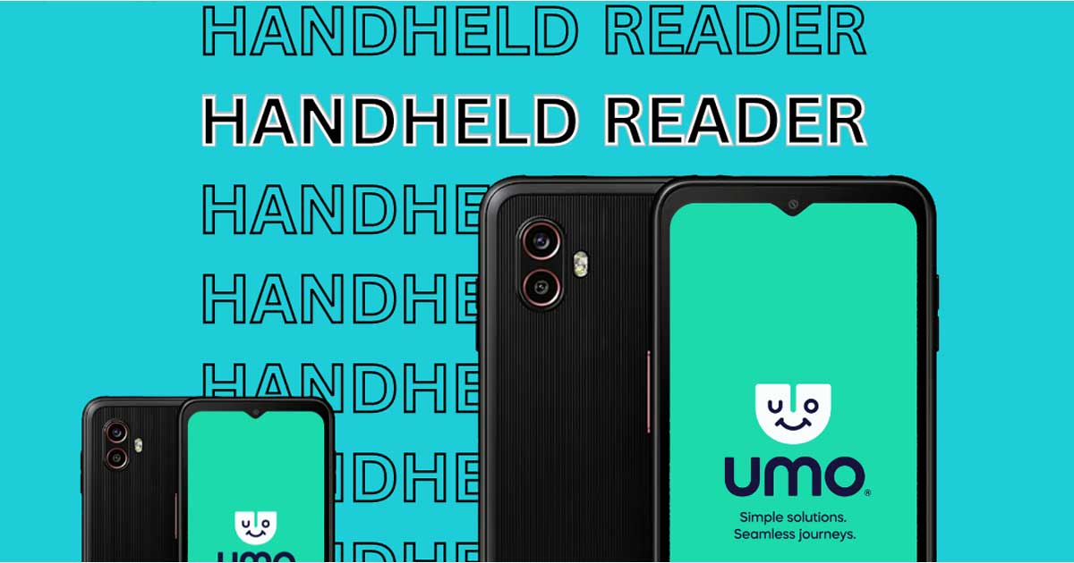 Umo Handheld Reader | Convenient Electronic Fare Collection